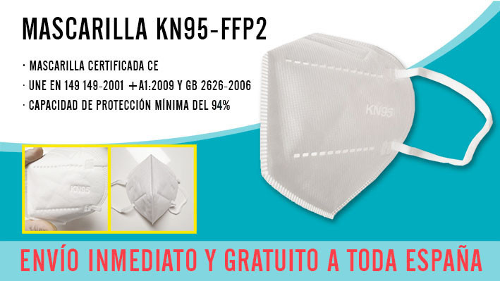 Mascarilla FFP2 Reutilizable KN95 Homologadas | Comprar